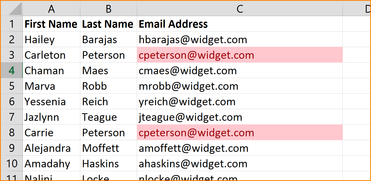 Excel Convert Names To Email Addresses SkillForge