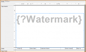 Crystal Reports - Adding a Watermark to a Report - SkillForge