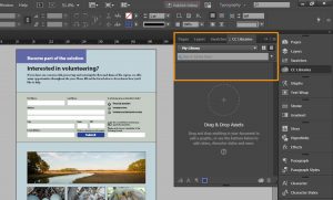 Adobe InDesign CC 2015.4; Library Filtering - SkillForge
