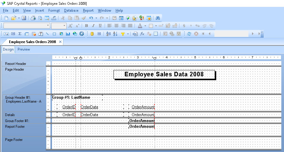 Using Multiple Sections Crystal Reports 10 The Complete Reference Riset
