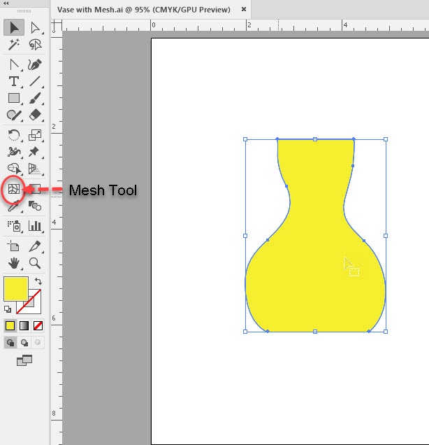 Using The Mesh Tool In Illustrator Basics SkillForge